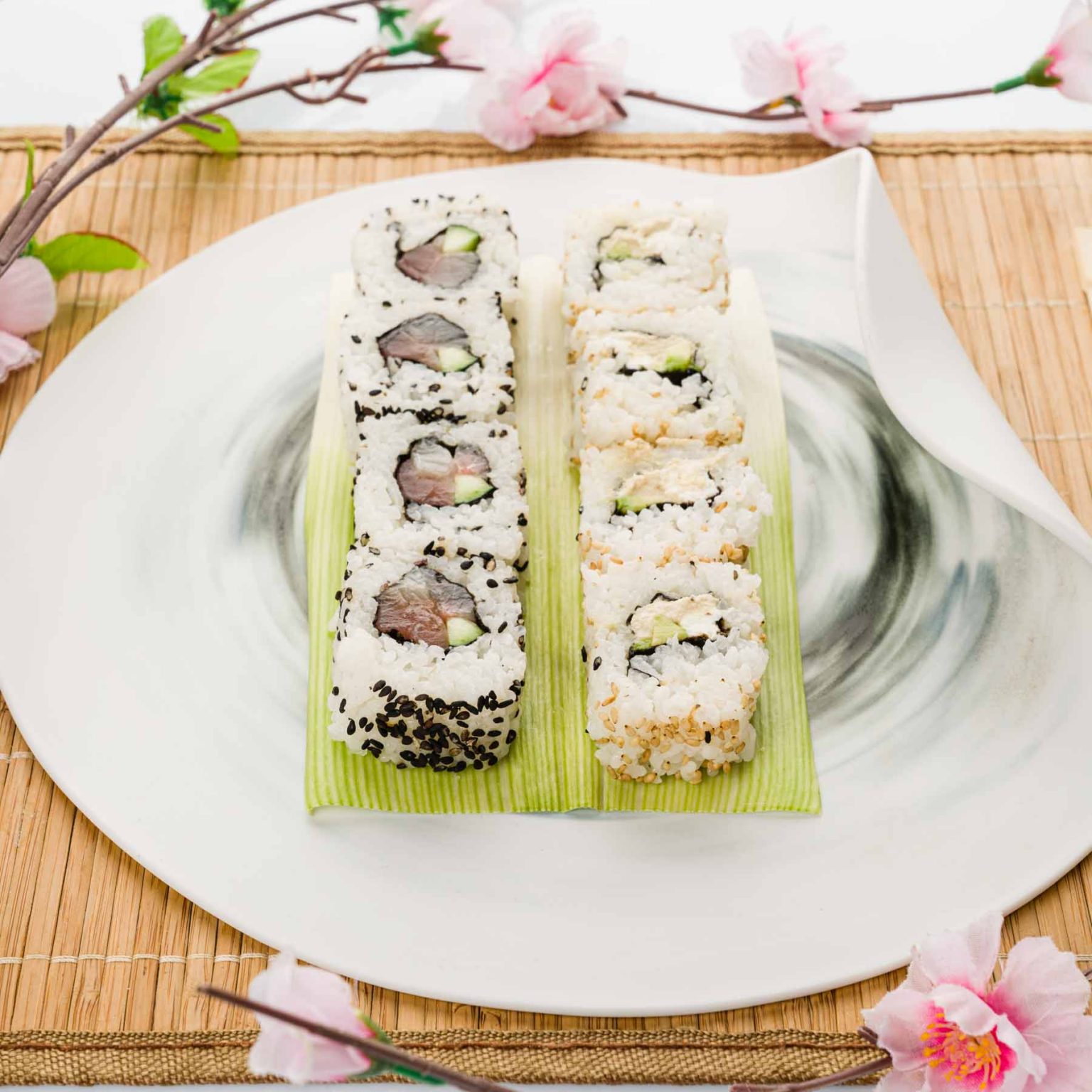 Uramaki mix pesce cotto e crudo 8 pezzi - Ittica Brianza